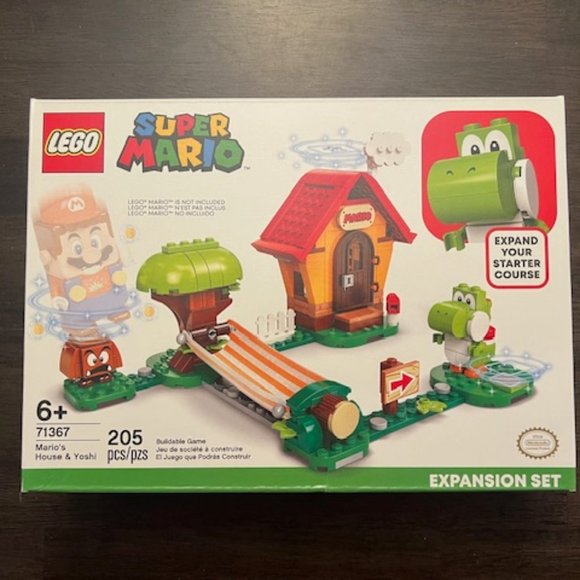 Lego | Toys | New Retired Lego Super Mario Marios House Yoshi Expansion ...